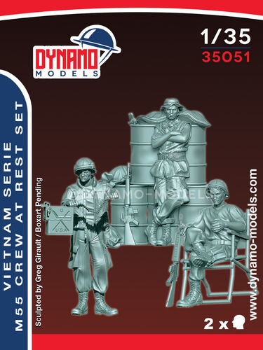 Dynamo-Models 35051 Vietnam Serie - M55 Crew At Rest Set
