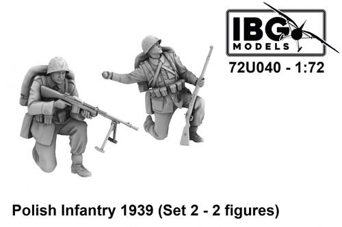 IBG 72U040 Polish Infantry 1939 (Set 2, 2 Figures)