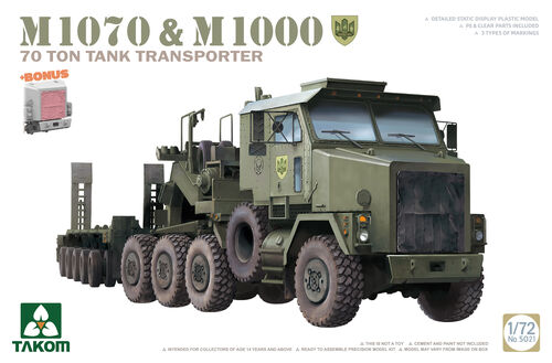 Takom 5021 M1070 And M1000 70 Ton Tank Transporter