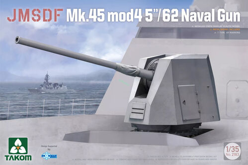 Takom 2183 JMSDF Mk.45 Mod 4 5"/62 Naval Gun