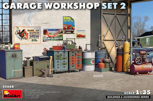 MiniArt 35668 Garage Workshop Set 2