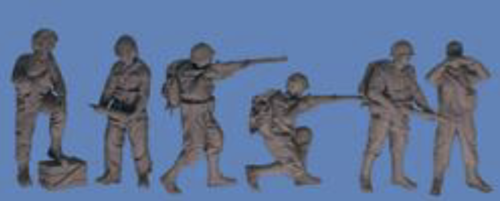 Germania-Figuren 72-WW2-221 US Infantry in Europe 1944-45