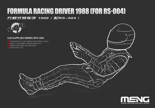Meng Model SPS90 Formula Racing Driver 1988 (For MNG-RS004) (Resin)