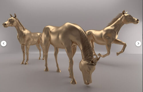 Peddinghaus-Decals 72F134 3 Horses Without Harness