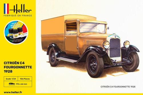 Heller 56703 Citroën C4 Fourgonnette 1928 - Starter Set