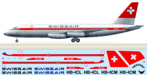 F-RSIN P4044 Convair 880 - Swissair