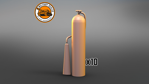 IDAP Technology PMI0295B Fire Extinguisher Set Of 10pcs