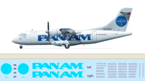 F-RSIN P4027 ATR 42 - Pan Am