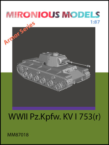 Mironious Models 87018 WWII Pz.Kpfw. KV I 753-r