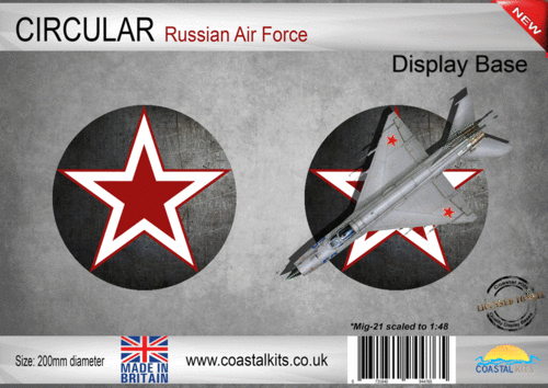 Coastal kits C20005 Circular Display Base Russian Air Force 200mm