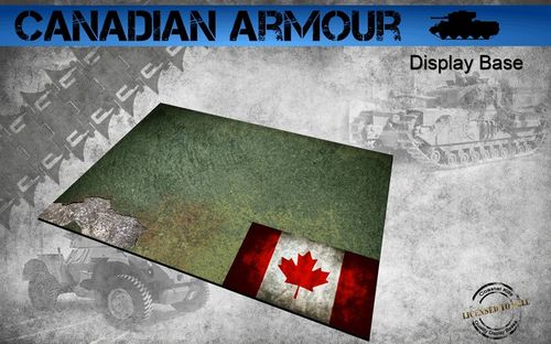 Coastal kits AFV450-72 Small Canadian Armour Display Base 148 x 105mm