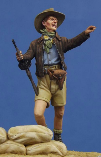 The Bodi Miniatures 35190 Australian Infantryman 1 WW II Tobruk 1941