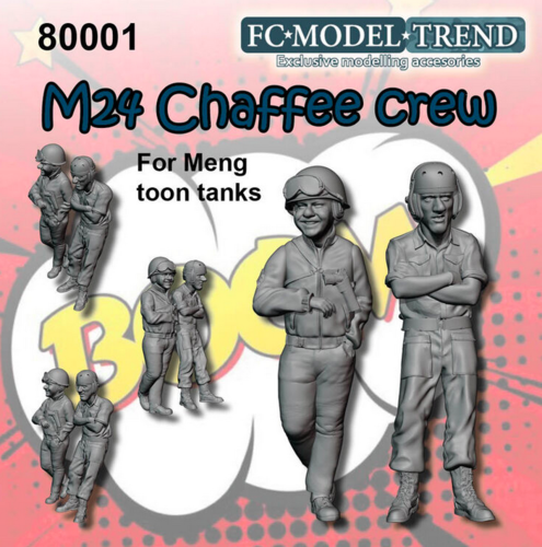 FC ModelTrend 80001 M24 Chaffee crew. Toon.