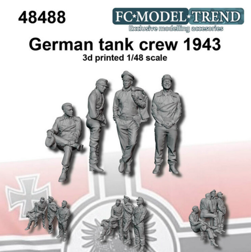 FC ModelTrend 48488 German tank crew 1943