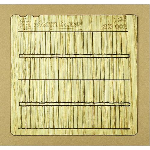 Model scene SI3-002 Wooden shingles with spikes