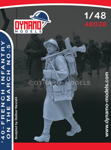 Dynamo-Models 48028 '40 - French Infantry On The March No.5