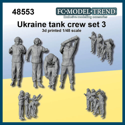 FC ModelTrend 48553 Ukraine Tank Crew Set 3