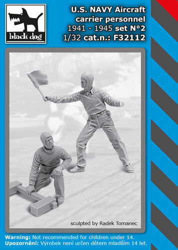 Black Dog F32112 U.S. NAVY aircraft carrier personnel 1941-45 set N°2