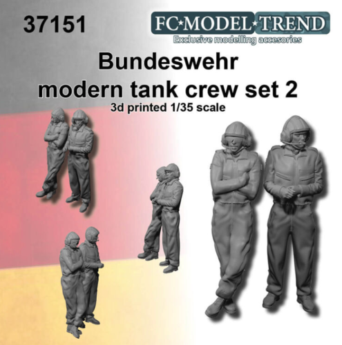 FC ModelTrend 37151 German modern tank crew, set 2