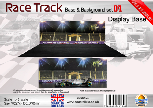 Coastal kits S707-43 Race Track Base & Background 04