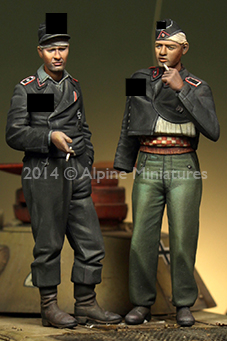 Alpine Miniatures 35183 German Panzer Crew Set (2 figs)
