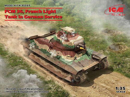 ICM 35337 FCM 36 French Light Tank in German Service
