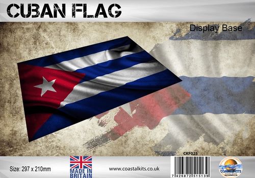 Coastal kits F025 Cuban Flag 297 x 210mm