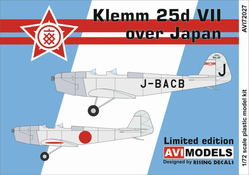 AVI Models 72027 Klemm Kl-25d VII - Over Japan