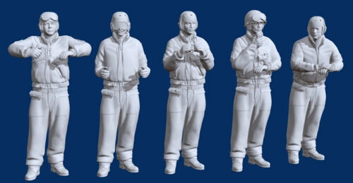Peddinghaus-Decals 48141 US WWII Tank Crew (5 figures)