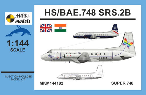 Mark I Models 144182 British Aerospace BAe.748 - 'Super 748' (2x British Airways, Goa Way Aviation)