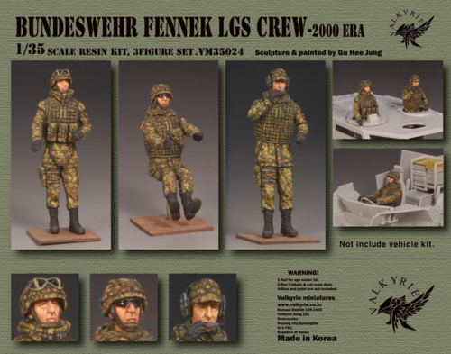 Valkyrie Miniatures 35024 Bundeswehr Fennek LGS Crew - 2000 Era