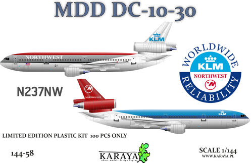 KARAYA 144-58 MDD DC-10-30 KLM/Northwest N237NW