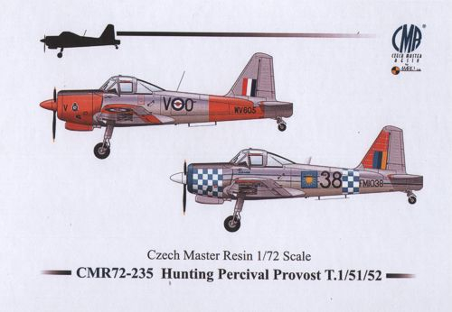 Czech Master Resin 72-235 Hunting Percival Provost T.1/T.51/T.52