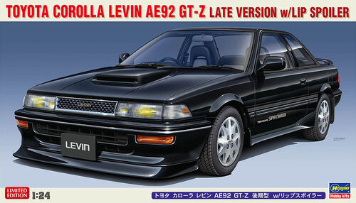 Hasegawa 20655 Toyota Corolla Levin AE92 GT-Z Late Version with Lip Spoiler