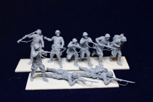 Peddinghaus-Decals 48204 Soviet WWII Infantry attacking (9 figures)
