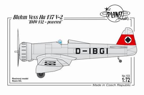 Planet Models 103 Blohm Voss Ha 137V-2