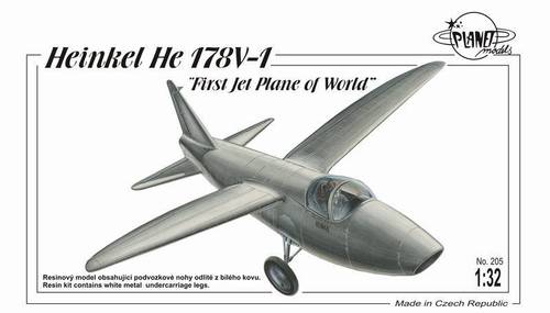 Planet Models 205 Heinkel He 178 "First Jet Plane Of World"