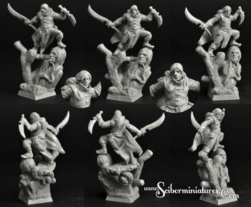 Scibor Monstrous Miniatures 28FM0276 Wood Elf Warrior #2
