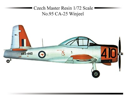 Czech Master Resin 72-5095 CAC CA-25 Winjeel