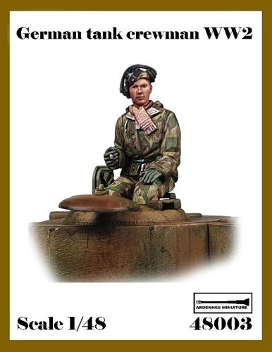 Ardennes Miniature 48003 German Tank Crewman WW2 No.2