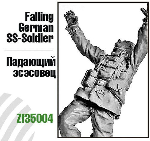 Zebrano ZF35004 Falling German SS Soldier