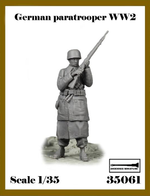 Ardennes Miniature 35061 German Paratrooper WW2 - Vol. 1