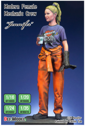 DEF Model DF16003 Modern Female Mechanic "Jennifer"
