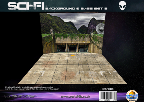Coastal kits SFBB05 Sci-Fi Base & Background 5