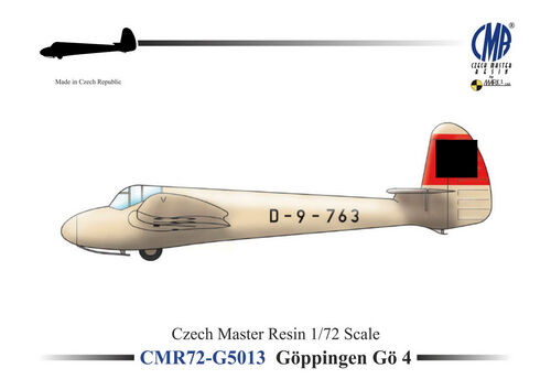 Czech Master Resin 72-G5013 Göppingen Go-4 with decals