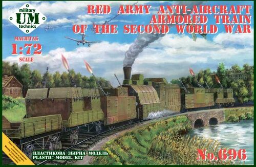 UM MT 696 Red Army Anti-Aircraft Armored Train of The WWII