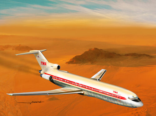 Mach2 GP111TWA Boeing 727-200 TWA