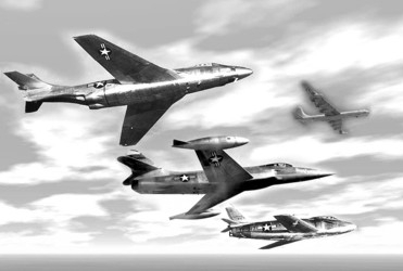 Anigrand Craftswork AA3002 Penetration fighter "3-in-1" special set - Lockheed XF-90 / McDonnell XF-88A and North-American YF-93A