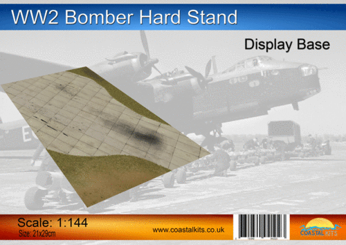 Coastal kits S300-144 1:144 WW2 Bomber Hard Stand 297 x 210mm