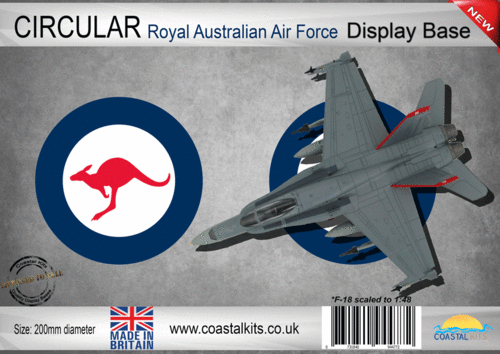 Coastal kits C20006 Circular Display Base RAAF 200mm